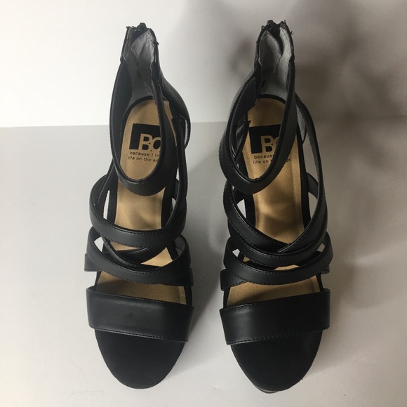 BC Footwear | Shoes | Bc Footwear Heeled Wedge Sandals | Poshmark